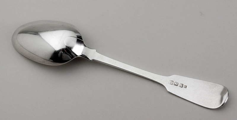 Leopard Antiques Indian Colonial Silver Tablespoon - Pittar & Co.