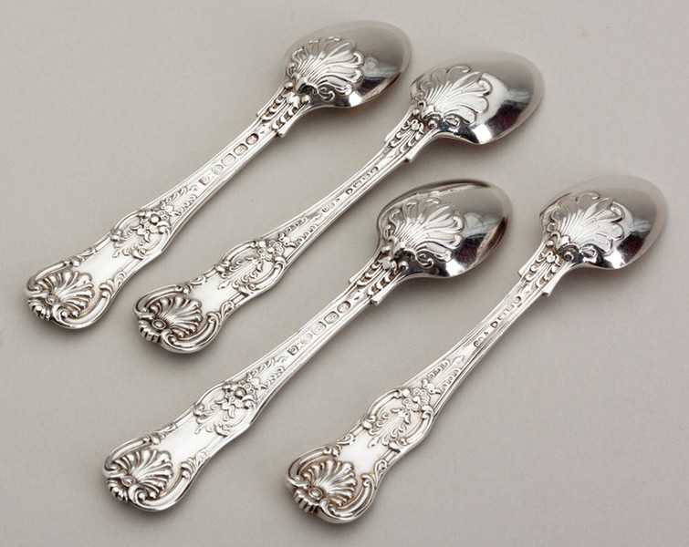 Leopard Antiques Queens Pattern Sterling Georgian and Victorian Silver ...