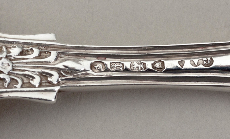 Leopard Antiques Queens Pattern Sterling Georgian and Victorian Silver ...