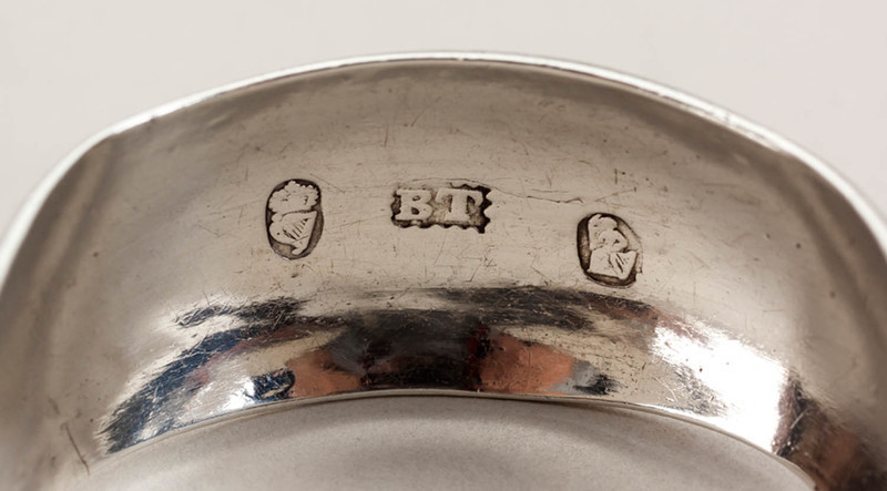 Leopard Antiques Irish Georgian Silver Bright Cut Silver Sugar Tongs ...