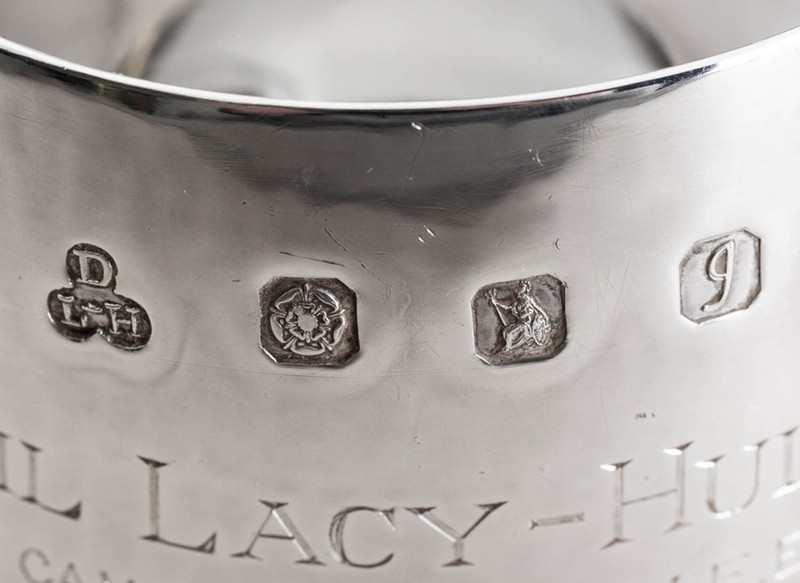 Leopard Antiques Denis Lacy-Hulbert Britannia Silver Tumbler Cup