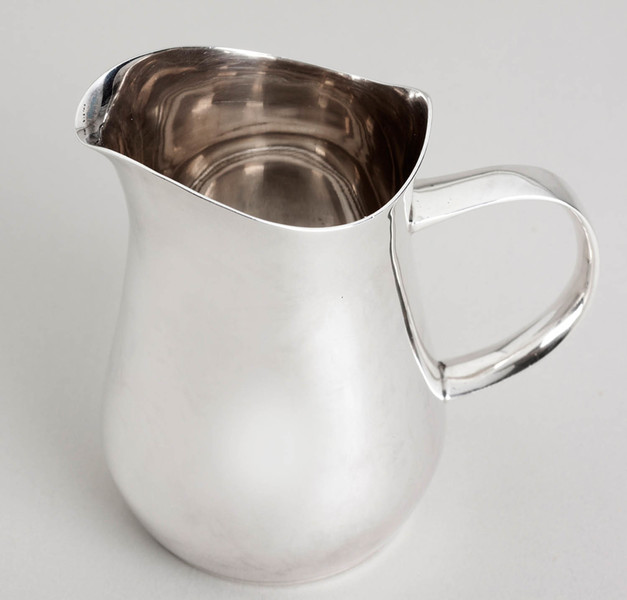 Leopard Antiques Eric Clements Sterling Silver Milk Jug - Mappin & Webb