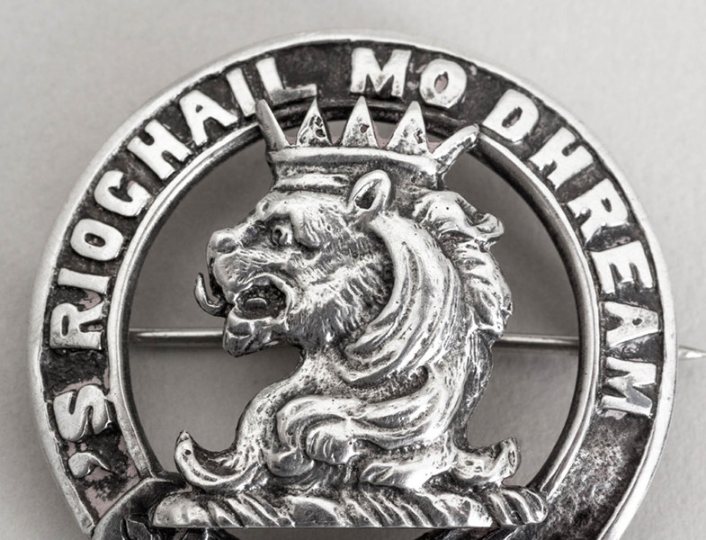 Leopard Antiques Clan MacGregor Scottish Silver Clan Badge - Hamilton ...
