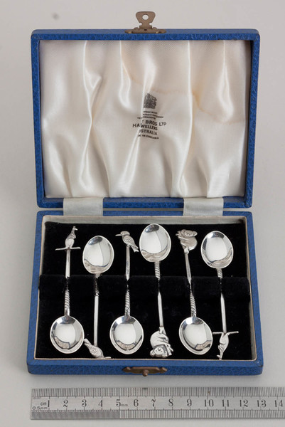 Leopard Antiques Australian Sterling Silver Fauna & Flora Souvenir ...