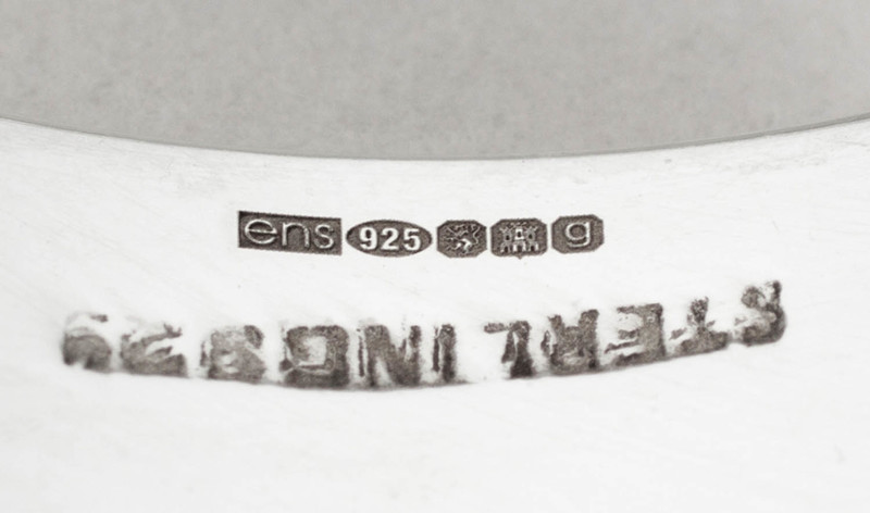 Leopard Antiques Scottish Silver Arts & Crafts Silver Napkin Rings ...