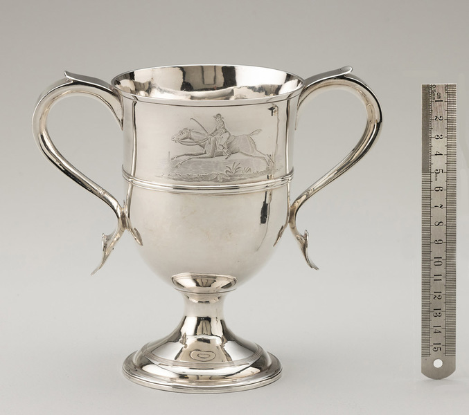 Leopard Antiques Georgian Silver Horse Racing Trophy Loving Cup ...