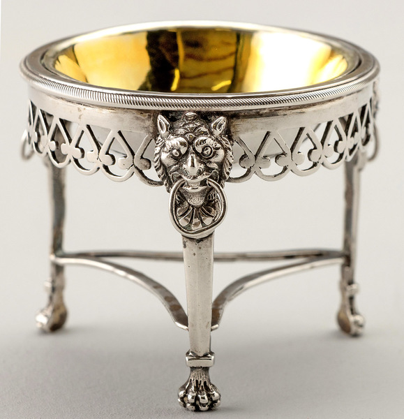 Leopard Antiques Italian Antique Silver Salt Cellar - Kingdom of Naples ...