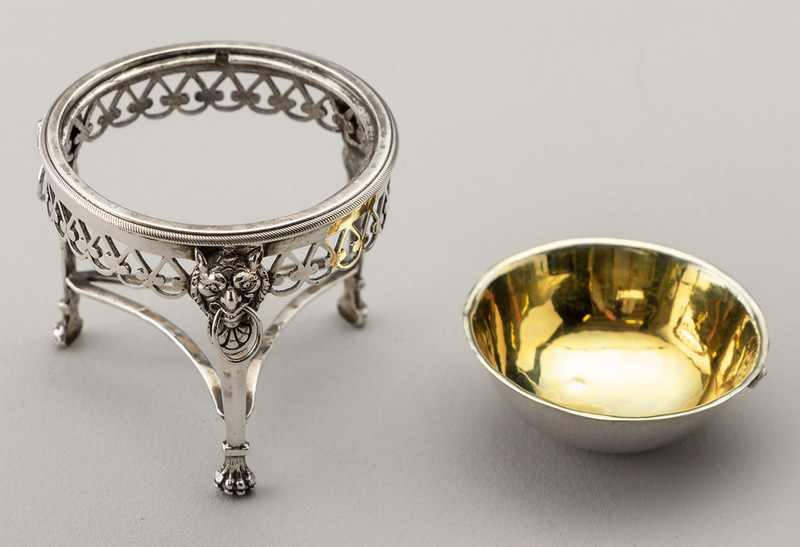 Leopard Antiques Italian Antique Silver Salt Cellar - Kingdom of Naples ...