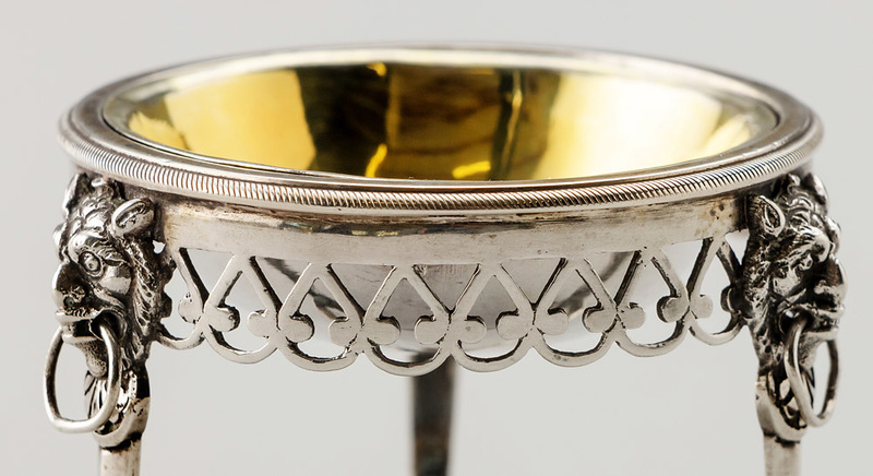 Leopard Antiques Italian Antique Silver Salt Cellar - Kingdom of Naples ...