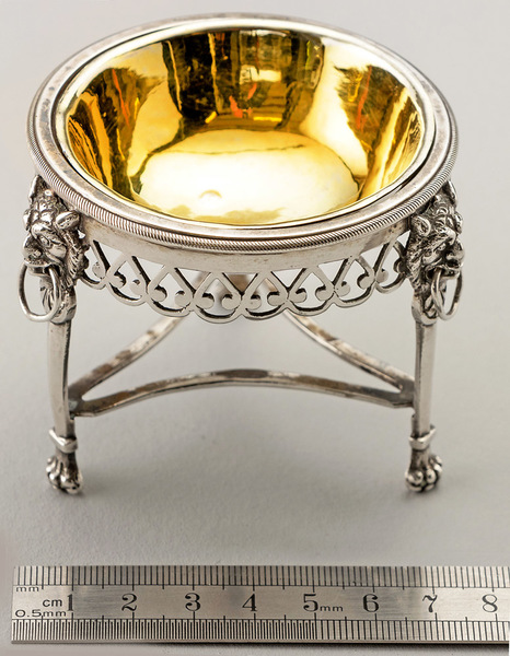 Leopard Antiques Italian Antique Silver Salt Cellar - Kingdom of Naples ...