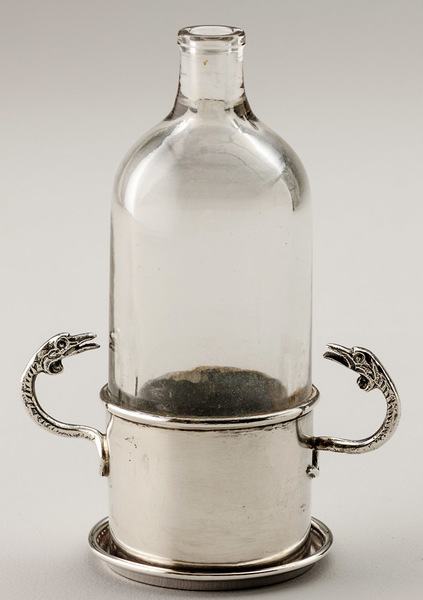 Leopard Antiques Antique Scottish Silver Traprain Treasure Bottle Stand ...