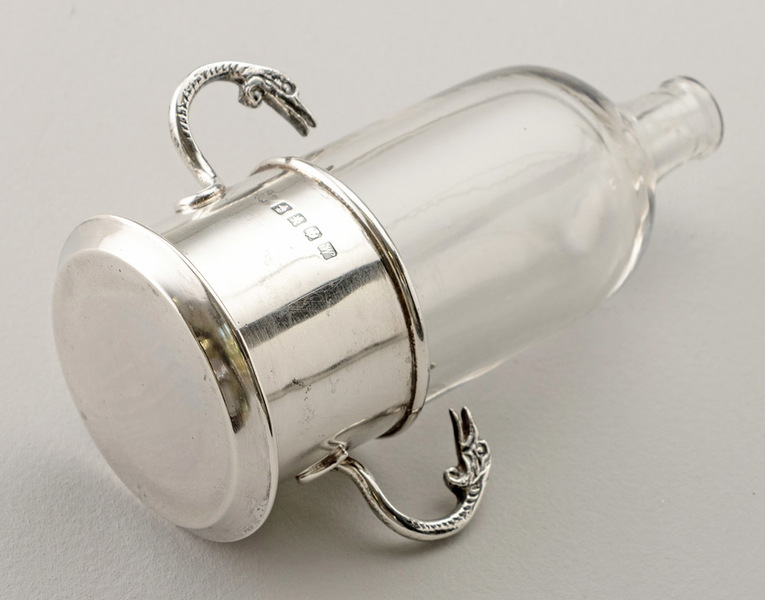 Leopard Antiques Antique Scottish Silver Traprain Treasure Bottle Stand ...