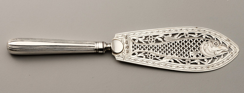 Leopard Antiques Georgian Silver Fish Slice - William Plummer