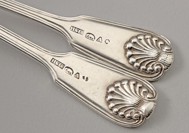 Leopard Antiques Indian Colonial Silver Sauce Ladles (Pair) - Hamilton ...