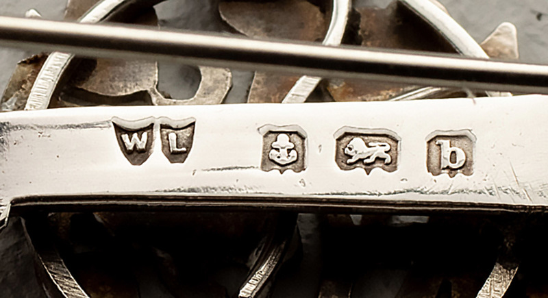 Leopard Antiques Boer War Sterling Silver Sweetheart Brooch, Rifle, S ...