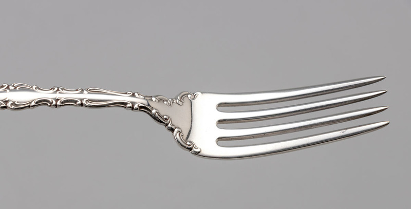 Leopard Antiques Gorham Sterling Silver Strasbourg Dessert Forks (Set ...