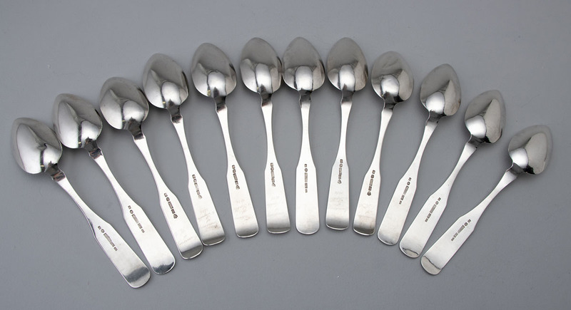 Leopard Antiques Norwegian Antique Silver Tablespoons (Set of 12 ...