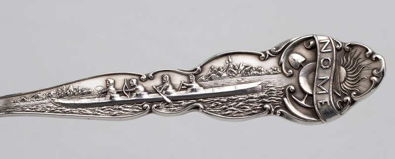 Leopard Antiques Nome Alaska Struck It Rich Sterling Silver Souvenir ...