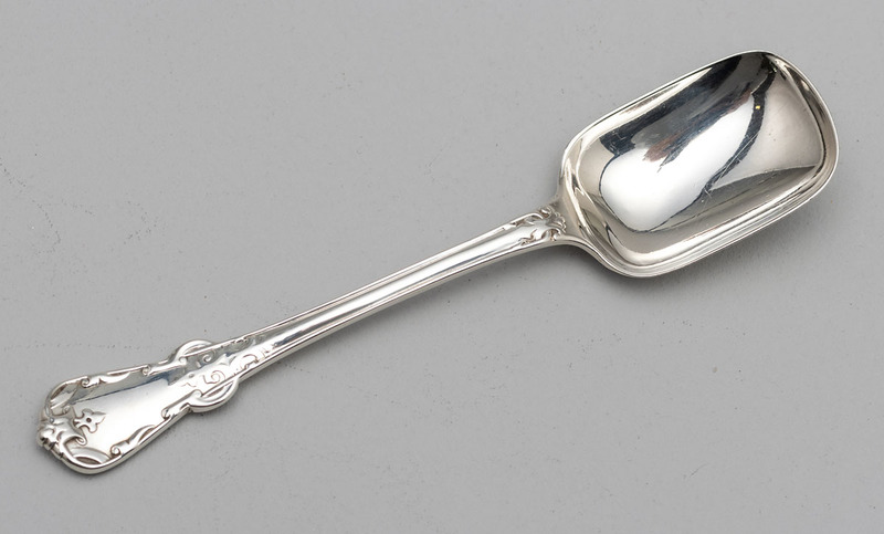 Leopard Antiques Rare Tudor Pattern Victorian Silver Sugar Spoon ...