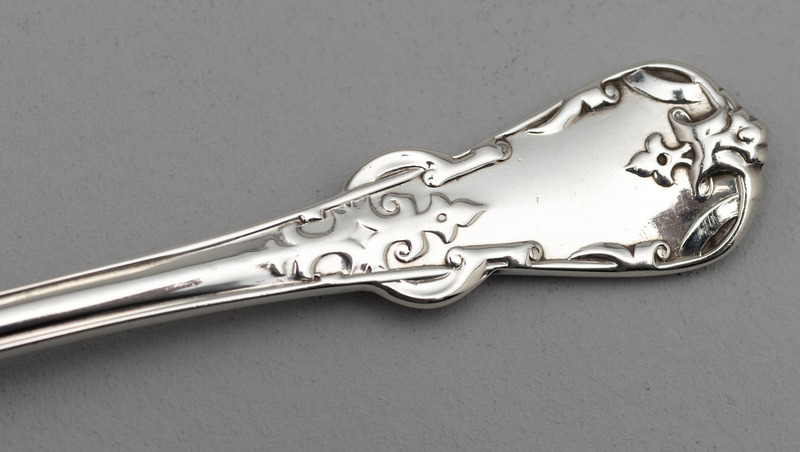 Leopard Antiques Rare Tudor Pattern Victorian Silver Sugar Spoon ...
