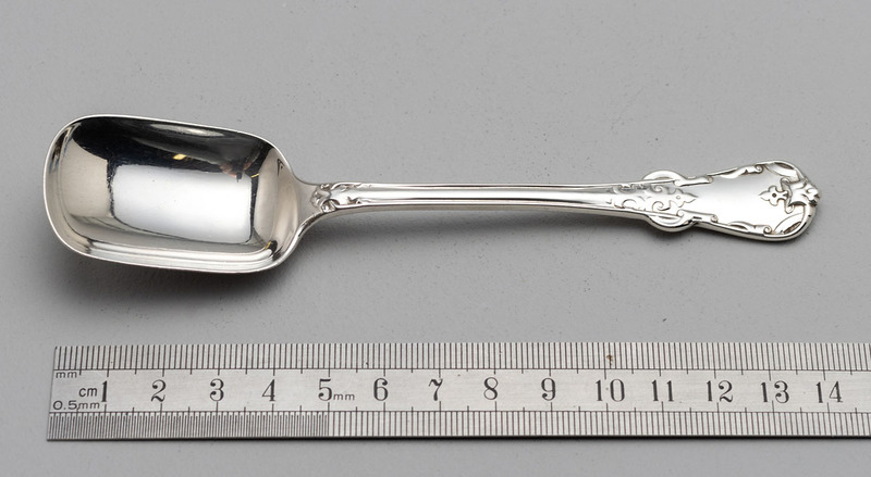 Leopard Antiques Rare Tudor Pattern Victorian Silver Sugar Spoon ...