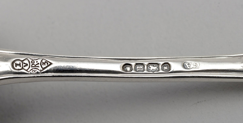 Leopard Antiques Rare Straight Tudor Pattern Silver Sifter Ladle ...