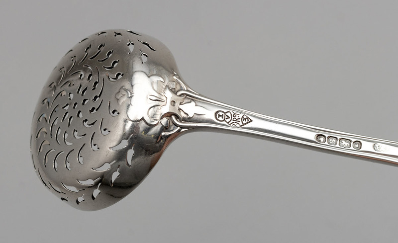 Leopard Antiques Rare Straight Tudor Pattern Silver Sifter Ladle ...