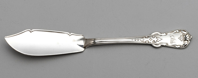 Leopard Antiques Rare Tudor Pattern Antique Silver Butter Knife ...