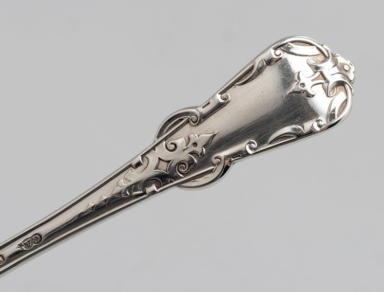 Leopard Antiques Rare Tudor Pattern Antique Silver Butter Knife ...