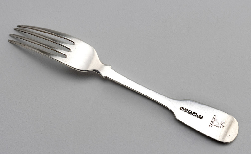 Leopard Antiques Cape Silver Tablefork - Lawrence Twentyman