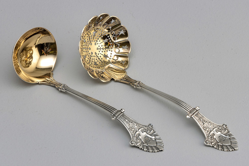 Leopard Antiques Gorham Sterling Silver Louis XIV Pattern Sifter Spoon ...