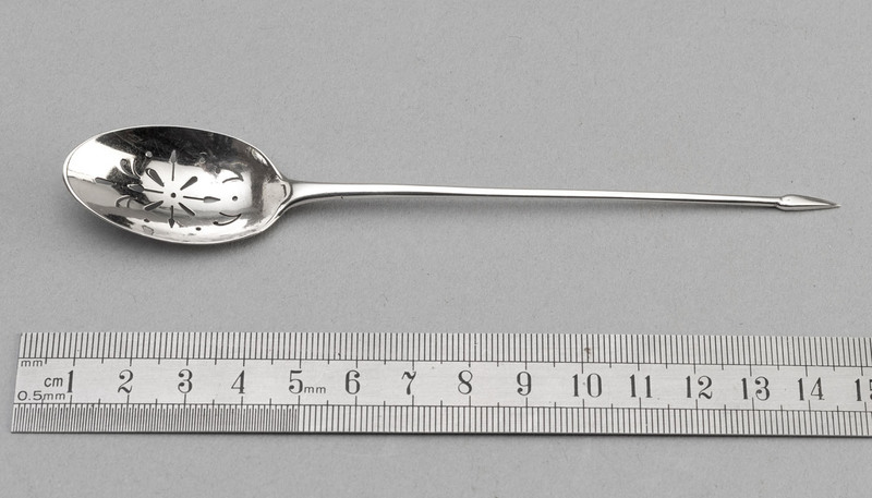 Leopard Antiques Georgian Silver Mote Spoon - Philip Roker