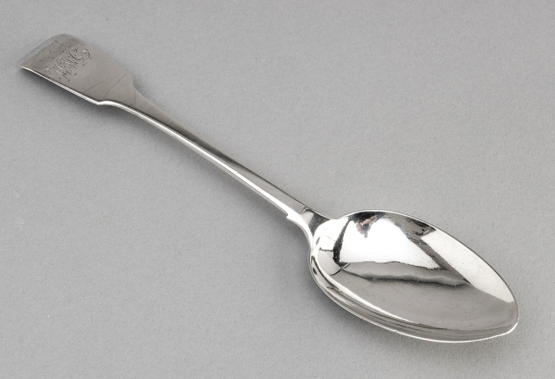 Leopard Antiques Irish Provincial Silver Serving Spoon - Richard Garde ...