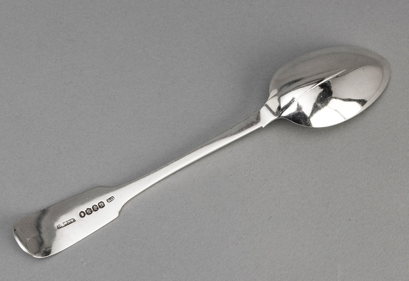 Leopard Antiques Irish Provincial Silver Serving Spoon - Richard Garde ...