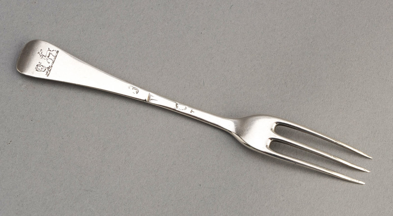 Leopard Antiques Early Georgian Hanoverian 3 Prong Dessert Fork ...