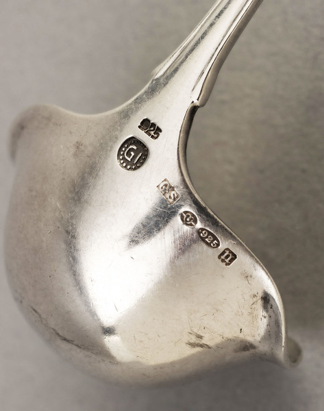 Leopard Antiques Georg Jensen Sterling Silver Cream or Gravy Ladle ...