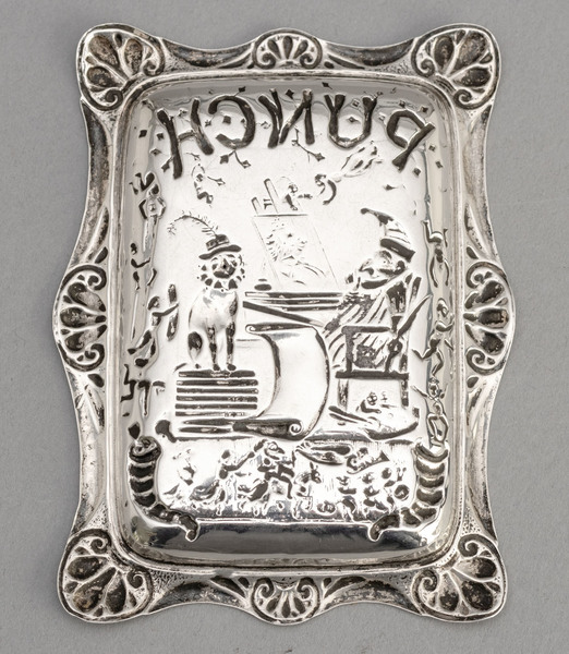 Leopard Antiques Victorian Silver Mr. Punch Pin Tray - Punch & Judy ...
