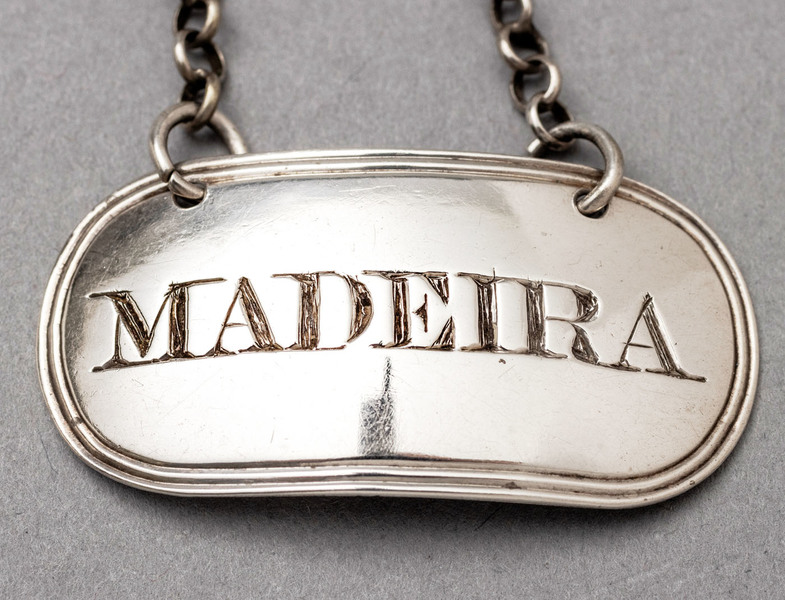 Leopard Antiques Georgian Silver Wine Label - Madeira, George Knight