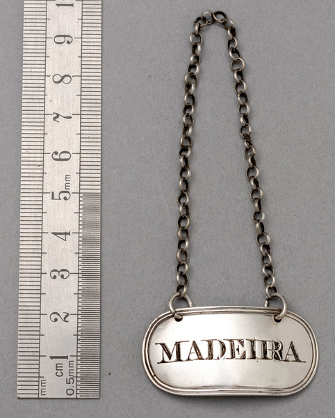 Leopard Antiques Georgian Silver Wine Label - Madeira, George Knight