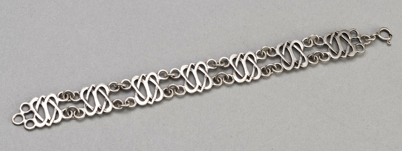 Leopard Antiques Celtic Revival Silver Bracelet - Stuart John Wilson ...
