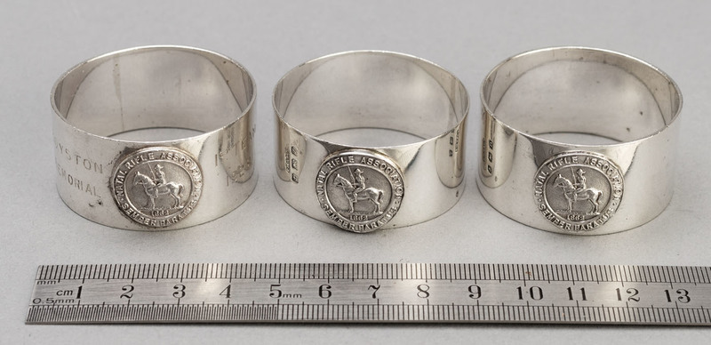 Leopard Antiques Natal Rifle Association Semper Paratus Sterling Silver ...