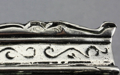 Leopard Antiques Dutch Antique Silver Miniature Toy Scale