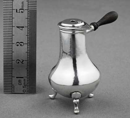 Leopard Antiques 18th Century Dutch Silver Miniature Chocolate Pot ...